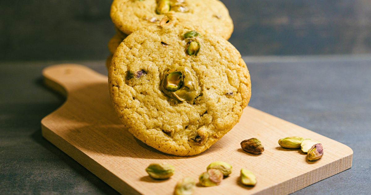 Recette de Cookies à la pistache - La Boite à Cookies